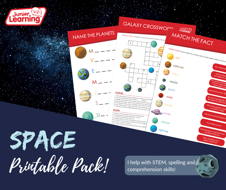 International Space Day Printables – Junior Learning USA