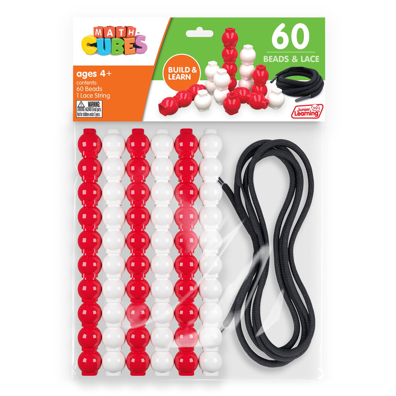 60 Bead Cubes and Laces – Junior Learning USA
