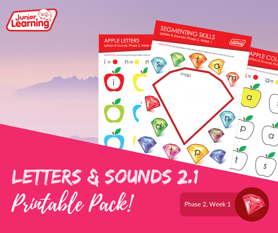 Letters & Sounds 2.1 Printables – Junior Learning USA