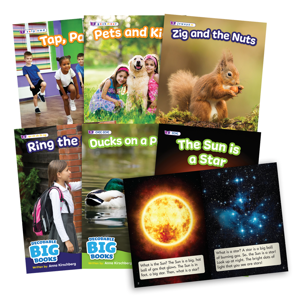 Decodable Big Books Non-Fiction – Junior Learning USA