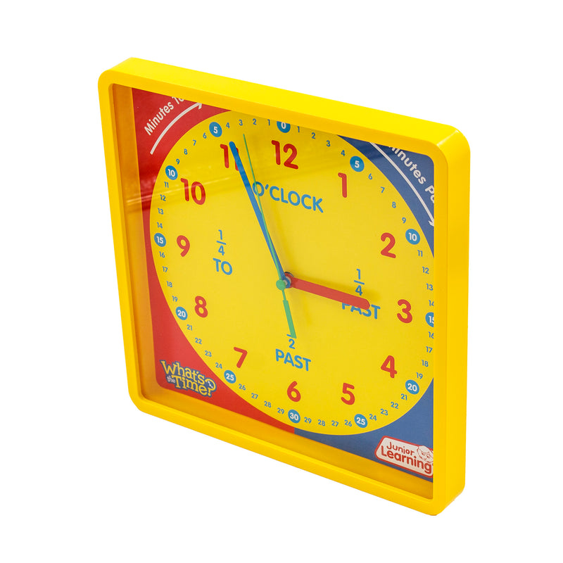What's the Time Classroom Clock – Junior Learning USA