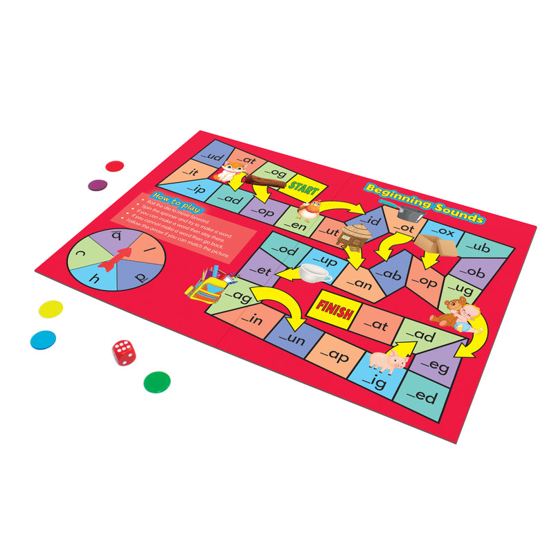 Phonics Board Games: Interactive Learning, Ages 4-5, Pre K - K – Junior ...