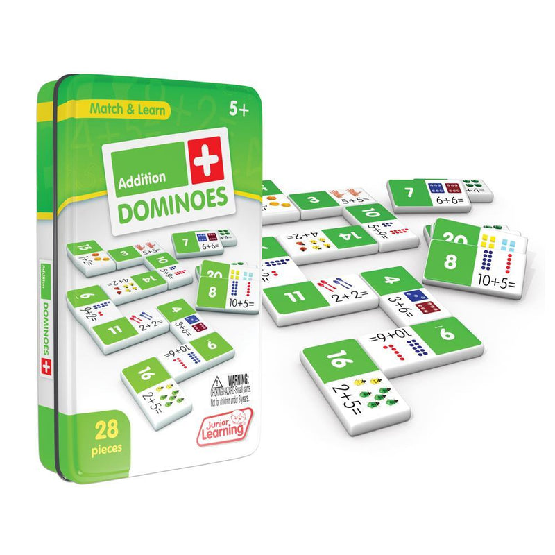 Addition Dominoes: Interactive Math Learning Game in Collector's Tin ...